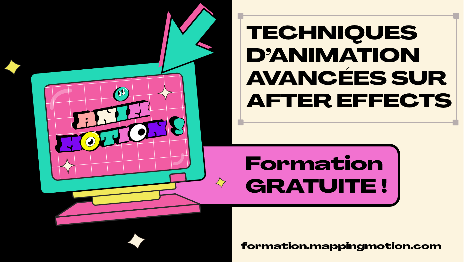 Formation MOTION DESIGN GRATUITE - Mapping Motion